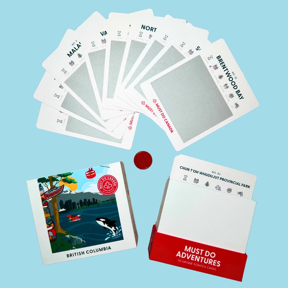 British Columbia Scratch Off Adventure Game - Canada Bucket List